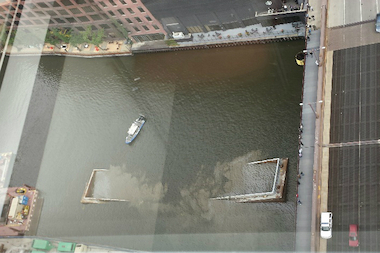 Another Barge Sinking in Chicago River, This Time Near Lake Street ...