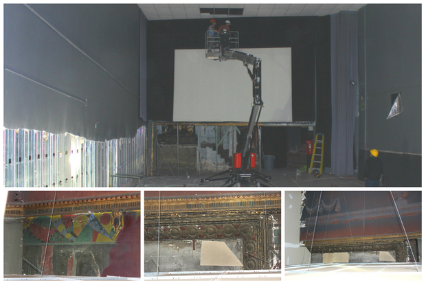 Behind the Davis Theater's Fake Ceiling, Its Former Grandeur Hides ...
