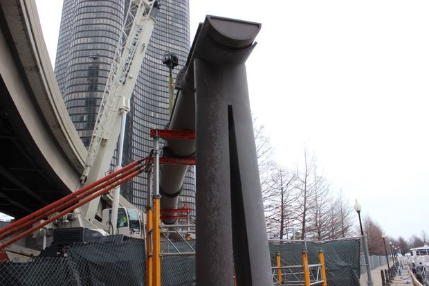 Here's What The Navy Pier Flyover Project Looks Like Now (VIDEO ...