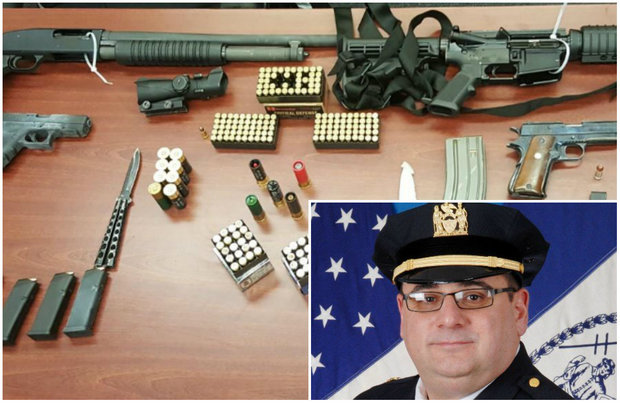 Big Gun Stash Found in Car Police Stopped for Seat Belt Violation: NYPD ...