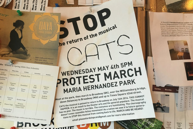 Protest March Against 'Cats' Revival to Take Place Tonight, Flier Says ...