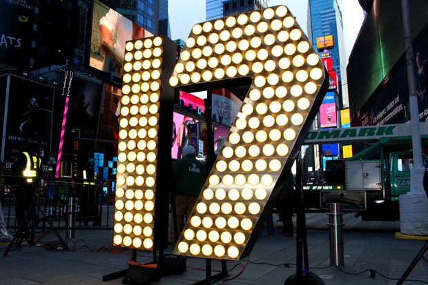 The Countdown Is On — Times Square Ball Drop Numbers Have Arrived ...