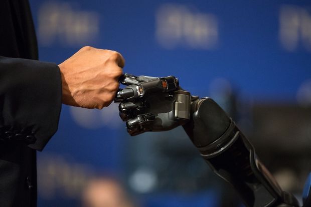 Watch Obama Fist Bump Man With Robot Arm: VIDEO - Hyde Park - Chicago ...