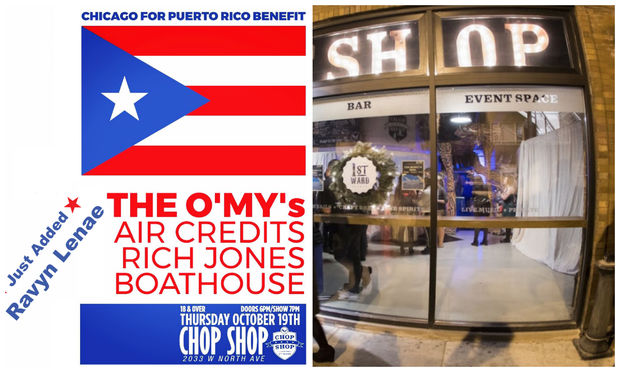 'Chicago For Puerto Rico Benefit' At Chop Shop Features Big Lineup For ...