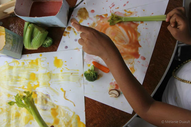Organic Arts Studio in Bed-Stuy Let Kids Paint With Fruits and ...