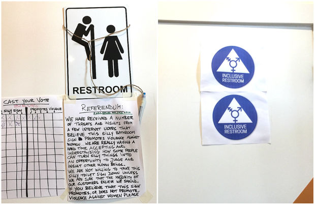 Transgender-Friendly Bathroom Sign Replaces 'Rape Culture' One After ...