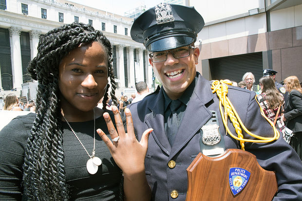 NYPD Graduation Turns Into 'Best Day of My Life' for Newly Engaged ...